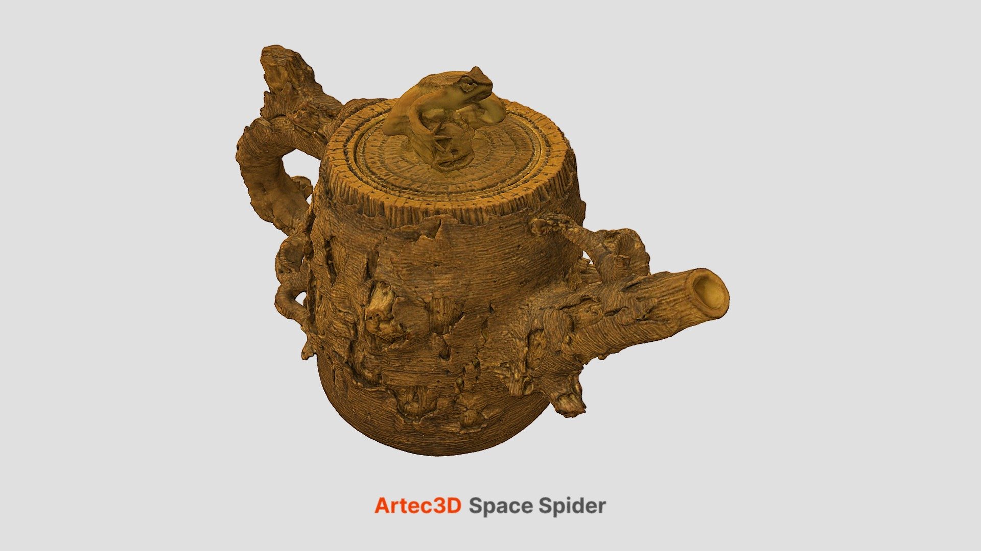 Chinese Tea Pot - 3D model by Artec 3D [4ef2a4d] - Sketchfab