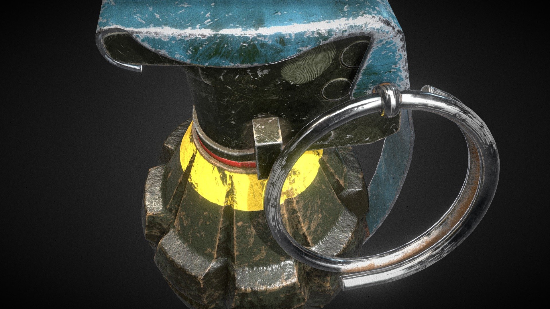 Mk 2 Pineapple Hand Grenade - Download Free 3D model by Shawn weapon ...