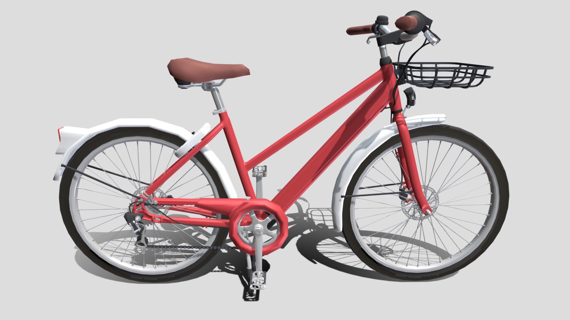 Generic Bicycle Red - Buy Royalty Free 3D model by dragosburian ...
