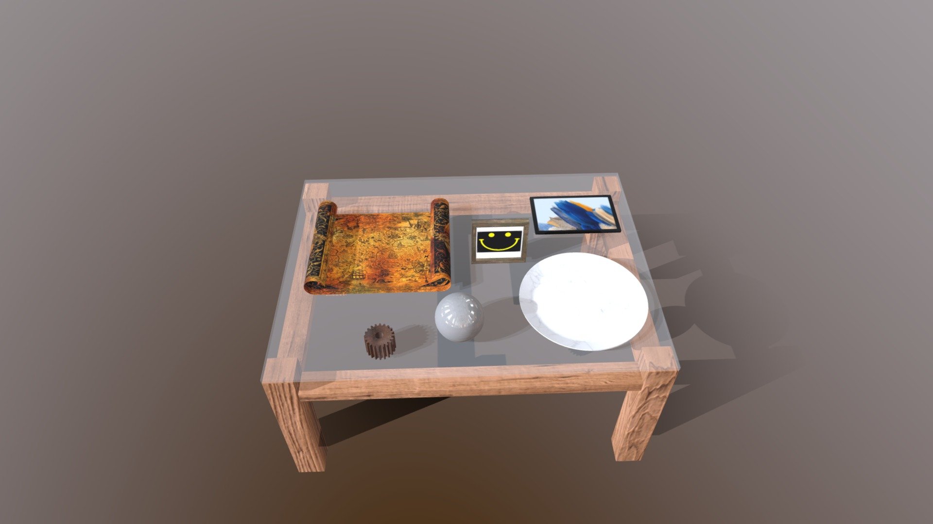 mesa_con_objetos - 3D model by jruiz1836 [4ef4330] - Sketchfab