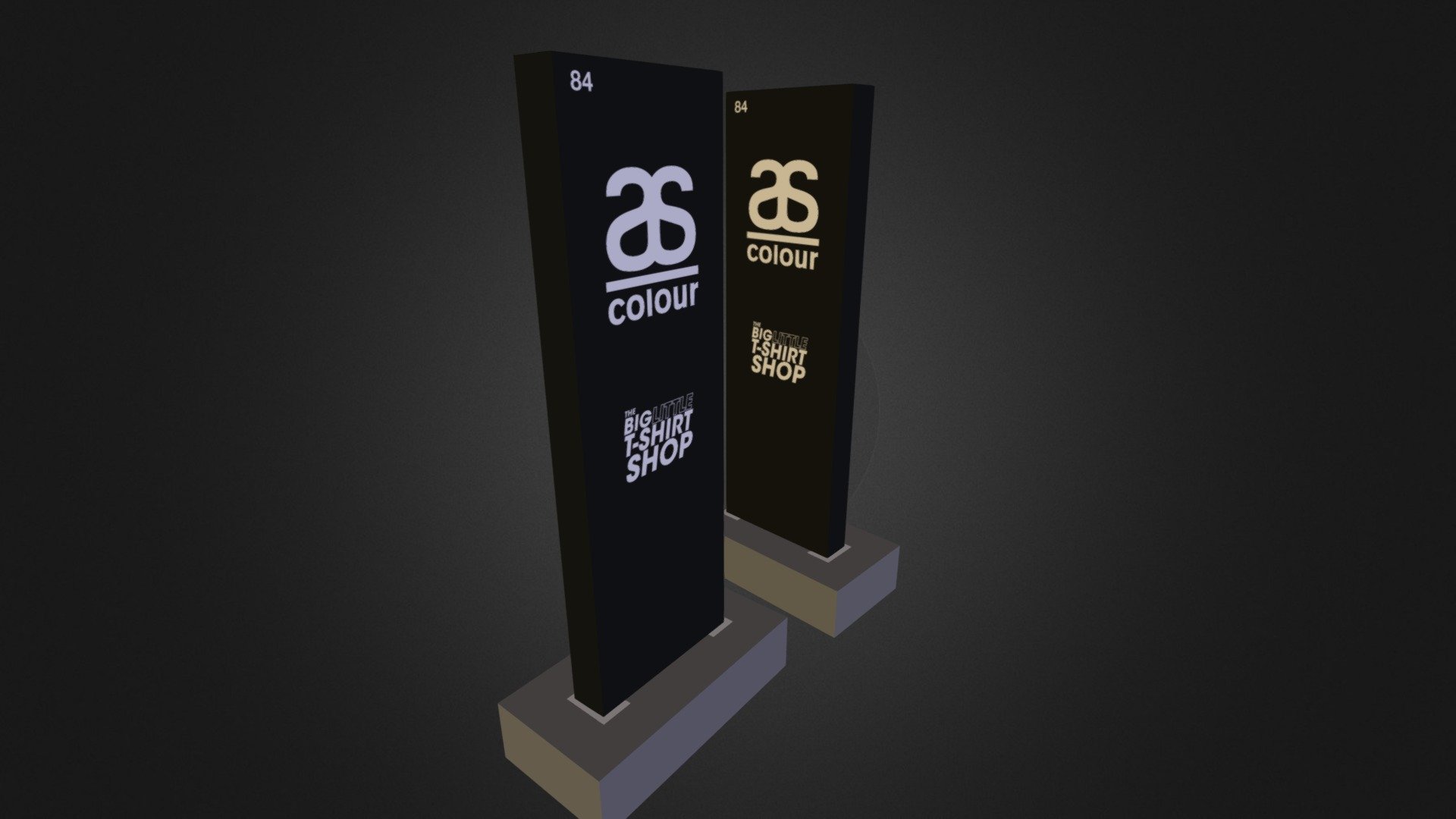 AS Colour Sign - 3D model by writeonsigns [4ef78b7] - Sketchfab