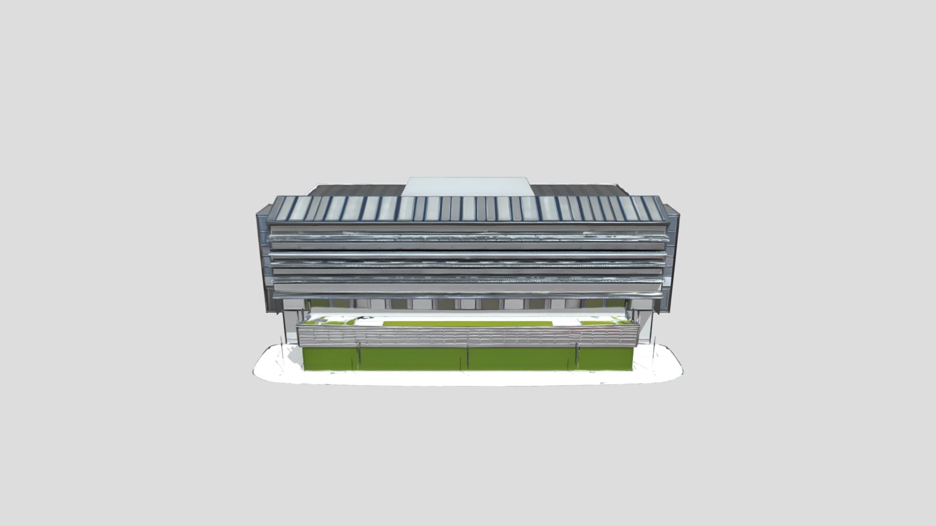 Modern office building - 3D model by ai.usage.tracking [4ef8a0e ...