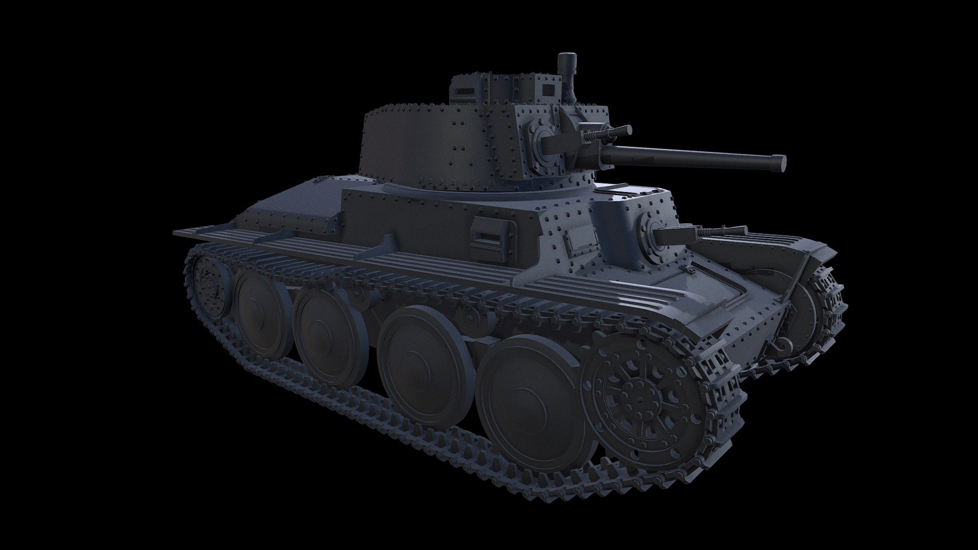 Panzer 38t - 3D model by ngauge.es [4ef8adb] - Sketchfab
