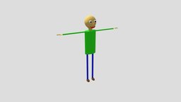 Baldi Model - 3D model by JAN DO (@homemademodels123) [4ef971a] - Sketchfab