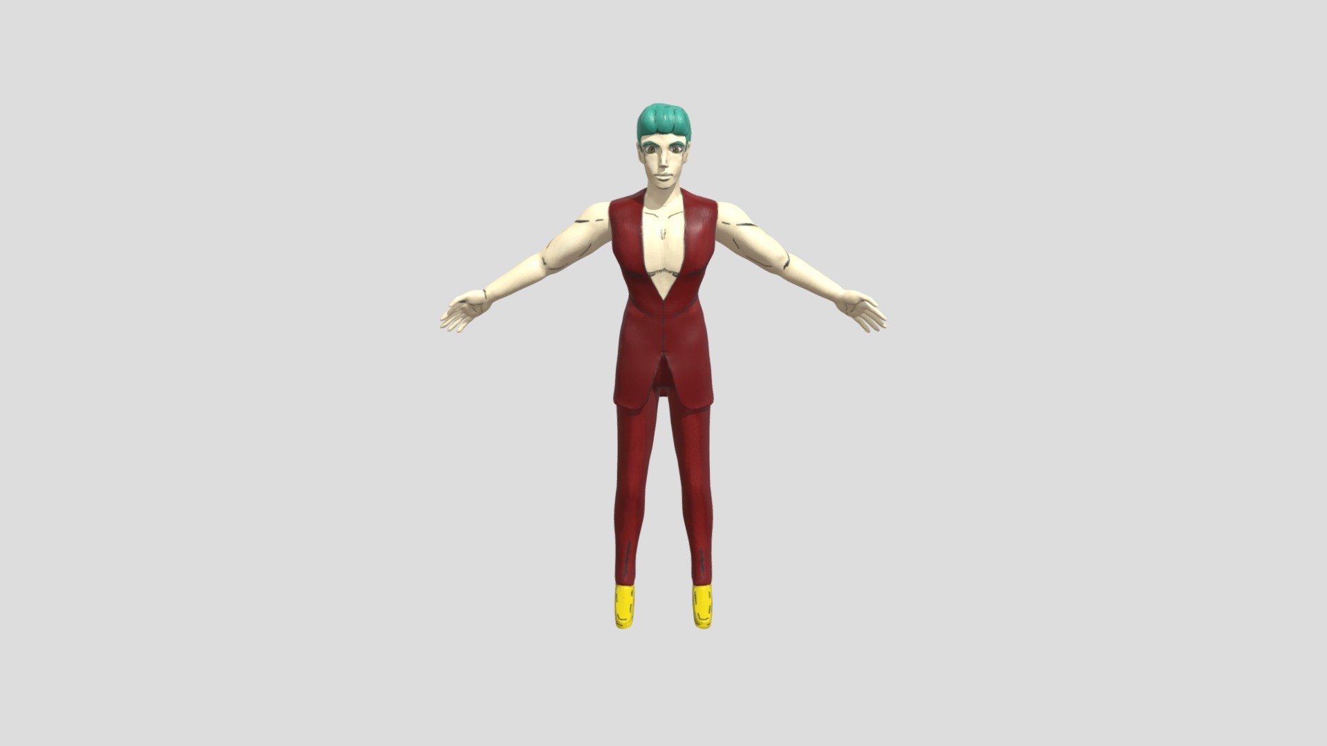 JOJO CHARACTER - 3D model by wkipling [4ef9b95] - Sketchfab