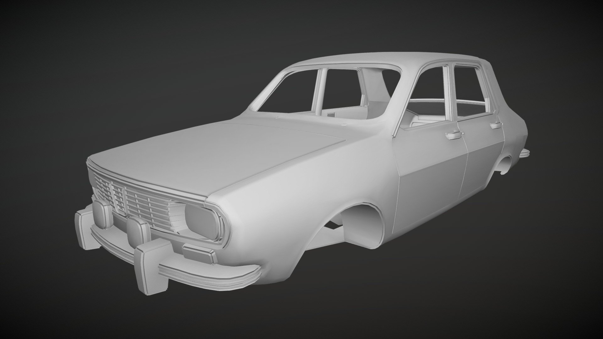Renault 12 - Buy Royalty Free 3D model by JaviHow (@javihow7) [4efb8cf ...
