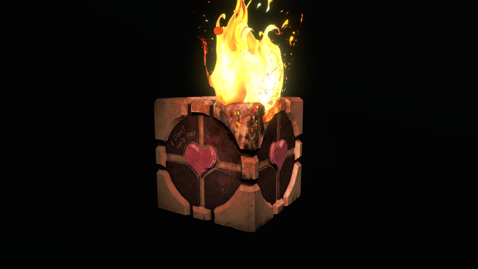 Yet another Companion Cube - Download Free 3D model by Horkis [4eff3f2 ...