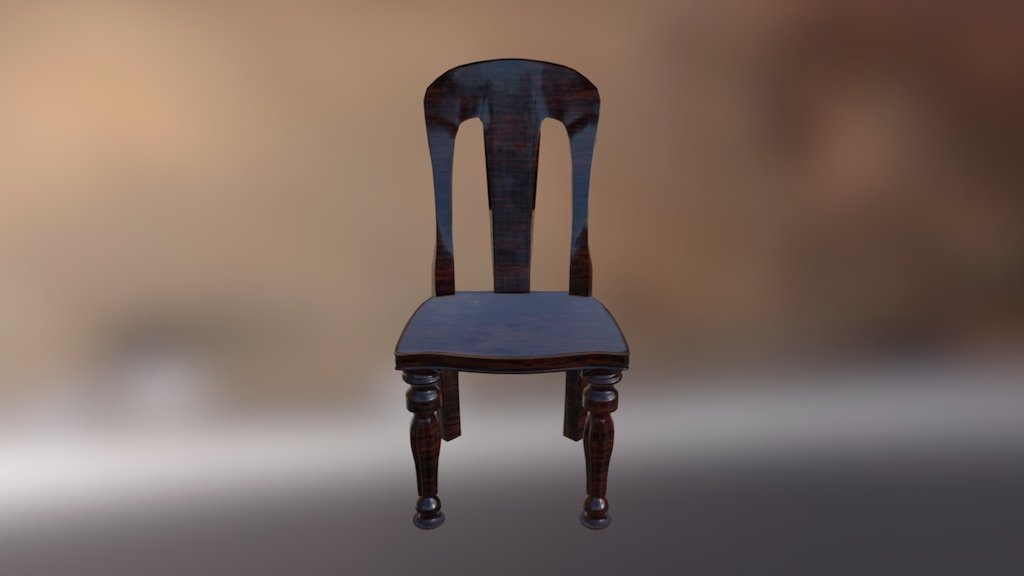 Victorian Dining Chair - 3D model by Ethan Place (@ethanplace) [4effe39 ...
