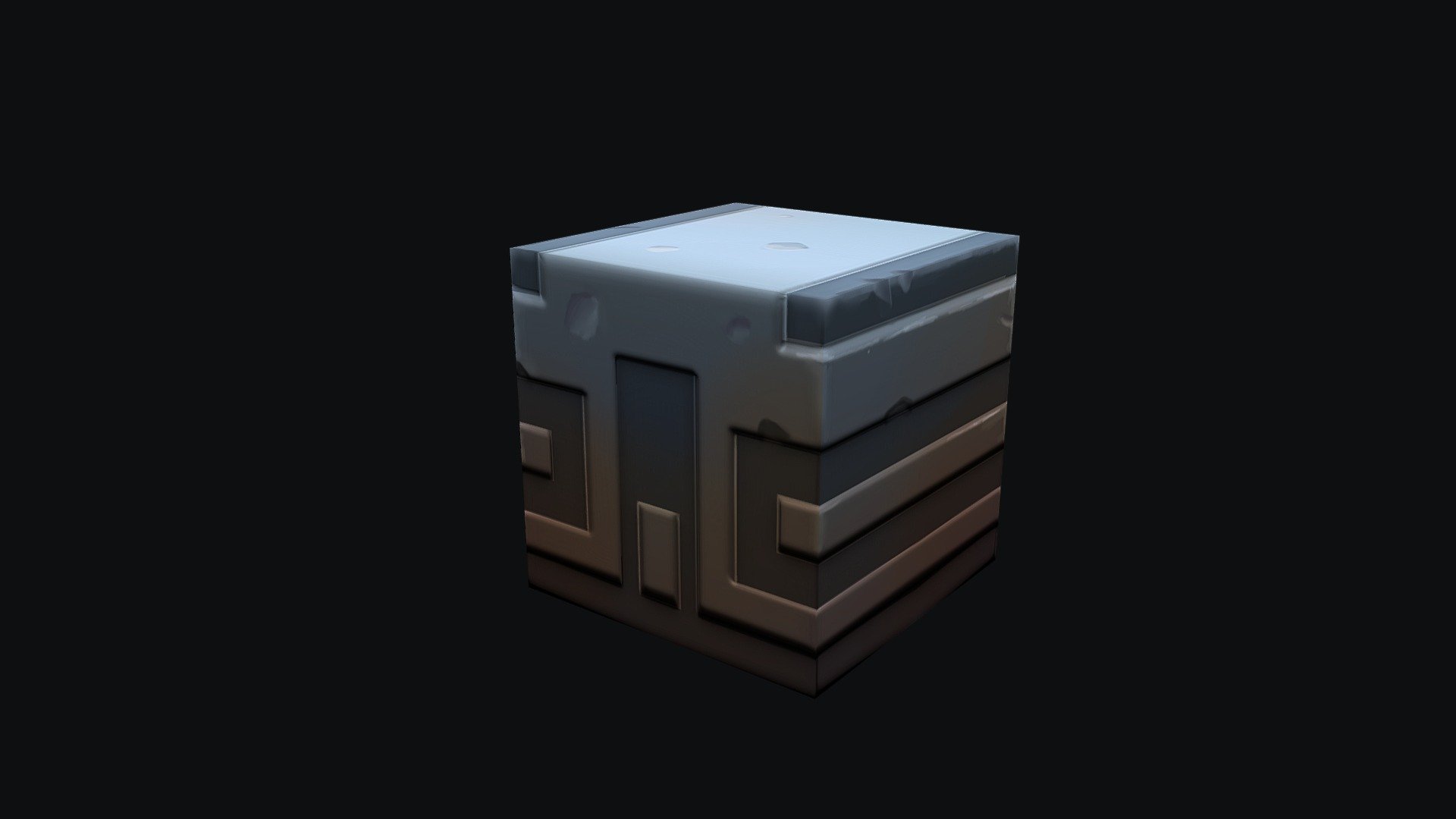 Hand paint cube - 3D model by DonnieOnTheFloor [4f007de] - Sketchfab