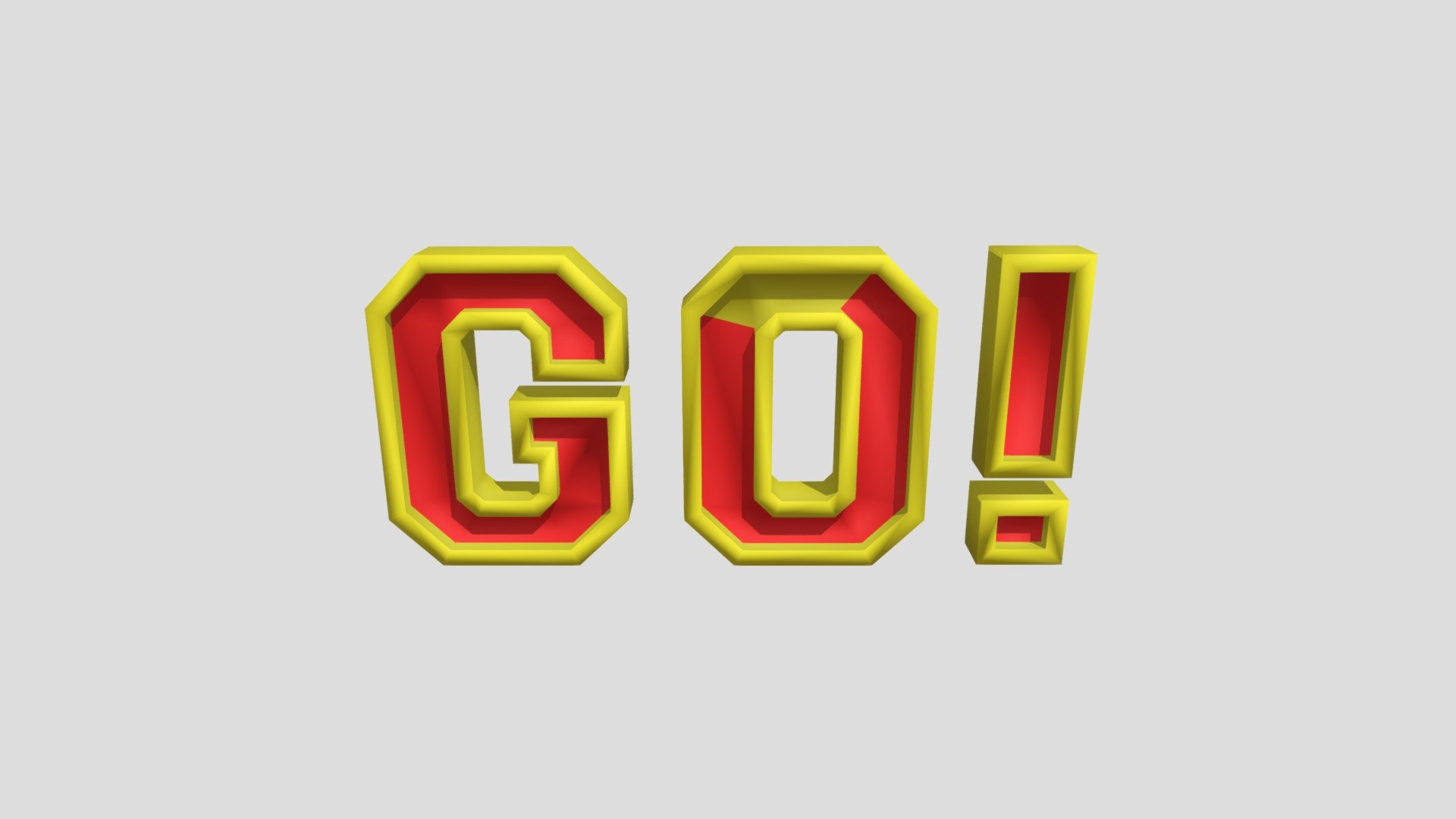 countdown model "go" - Download Free 3D model by amogusstrikesback2 ...