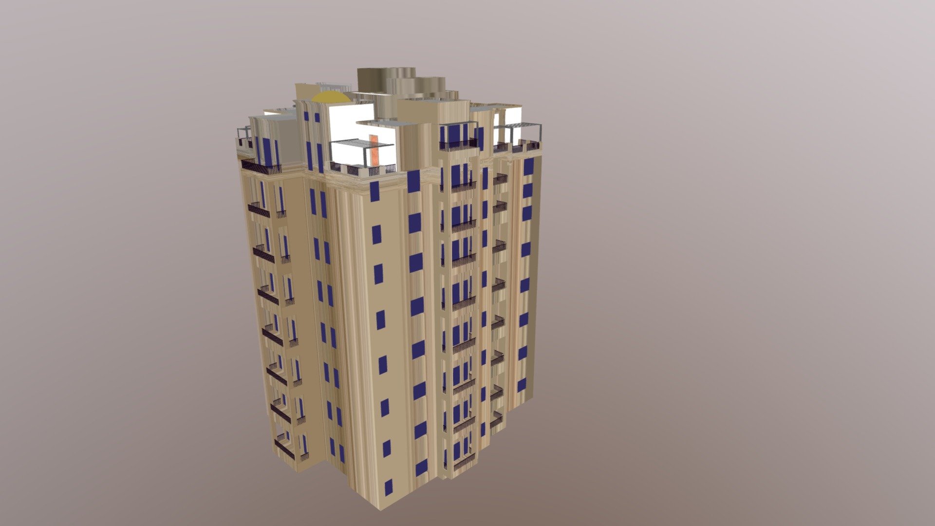 Dubai Building design model of Reehan 7 - 3D model by Farsan ...