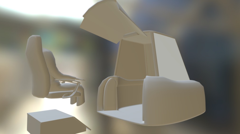 High Ress Animation Ride Vehicle - 3D model by kzinnemers [4f037b3 ...