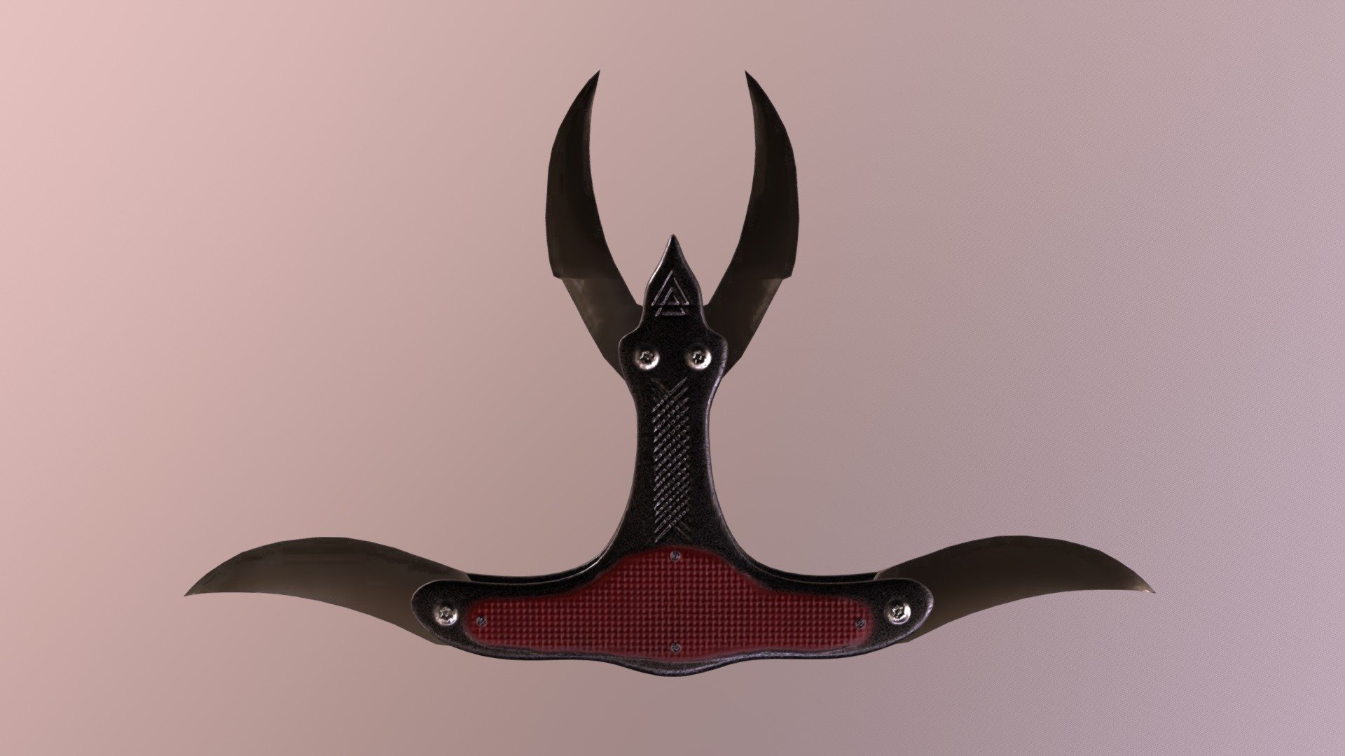 Punch Dagger with clean texture - 3D model by Jason Runkel ...