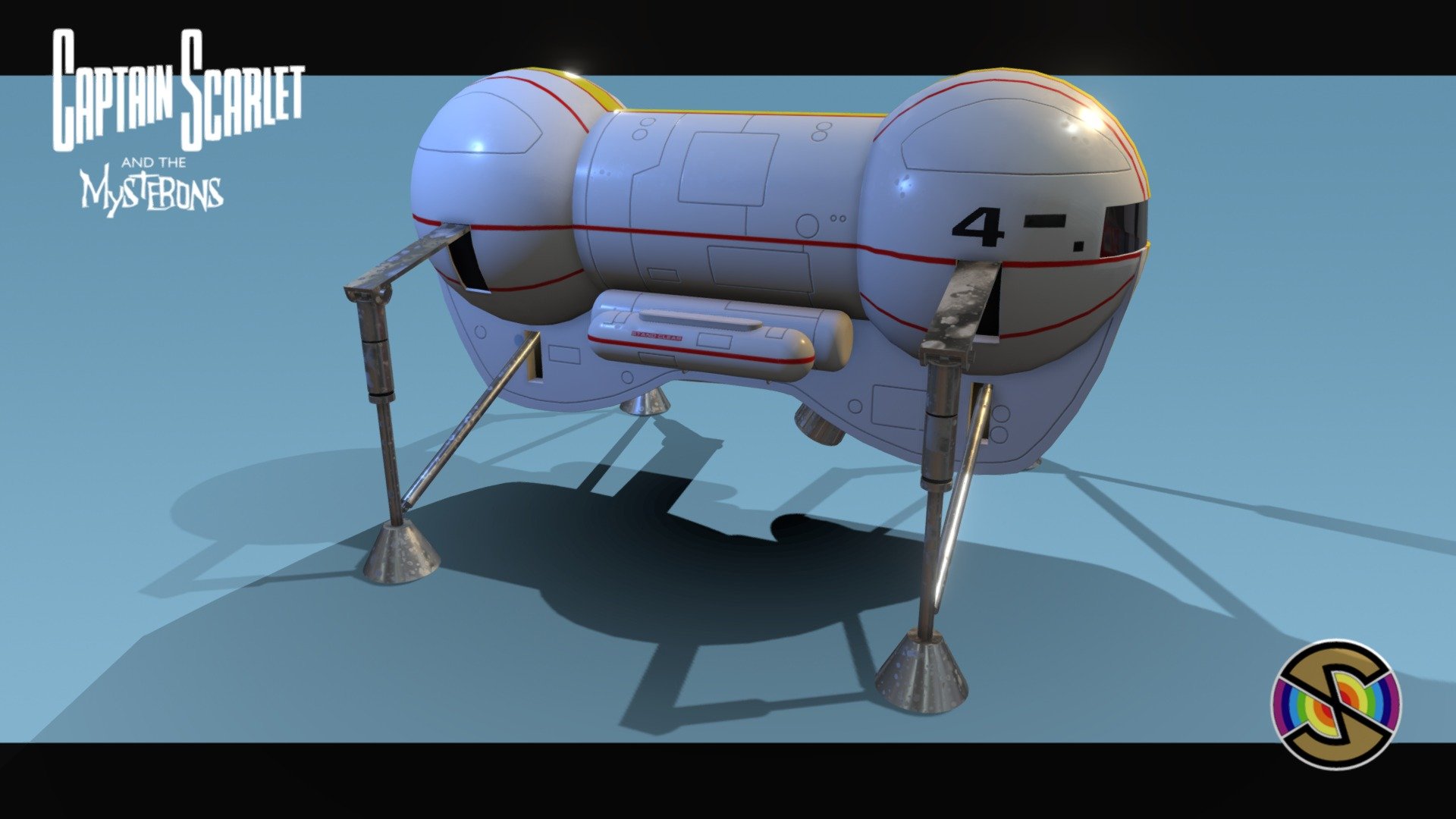 Moon Hopper - Captain Scarlet - Buy Royalty Free 3D model by Ralph's ...