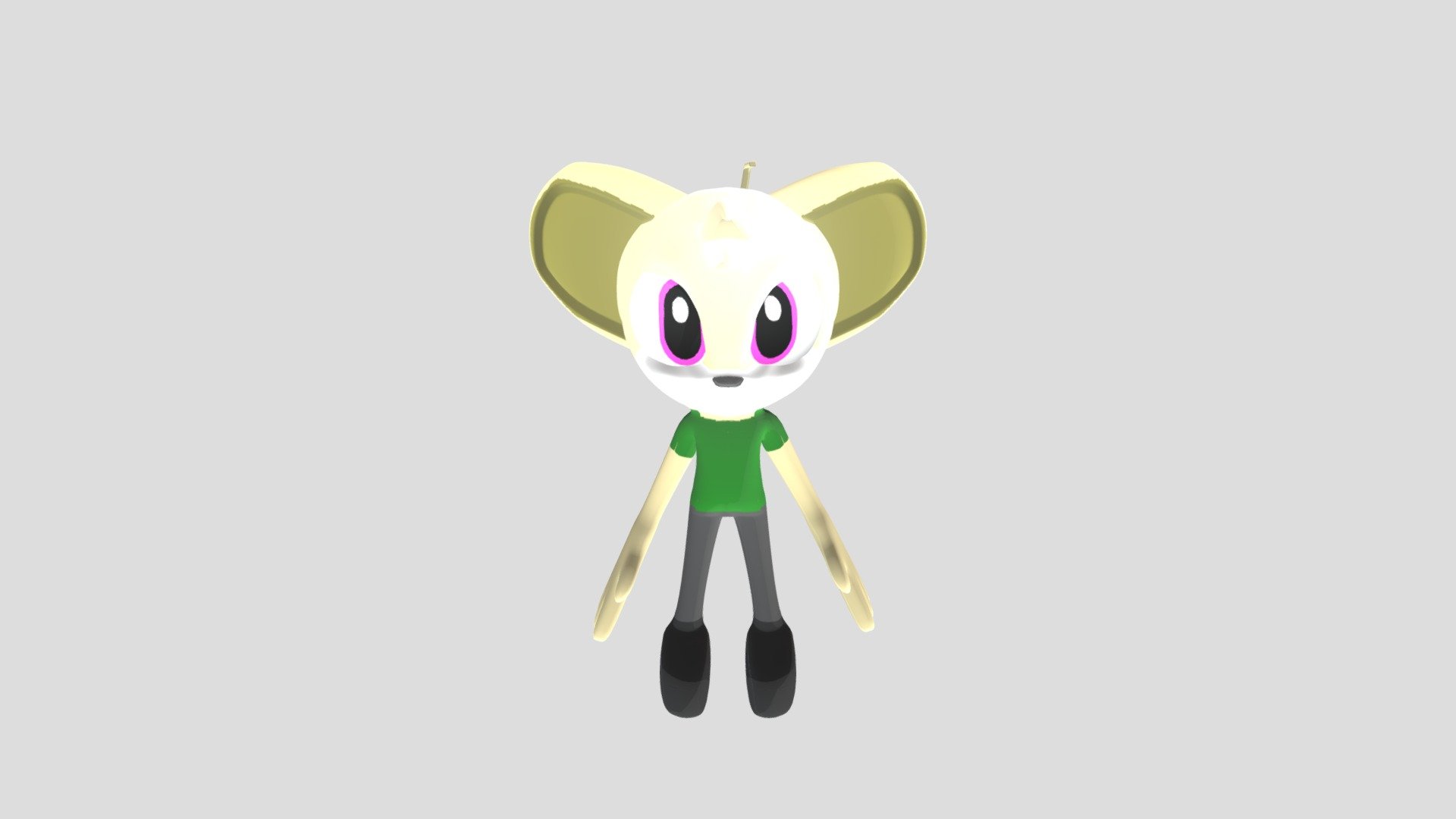 Sonic OC Archie the Fieldmouse - 3D model by AlexMagnei [4f05960 ...