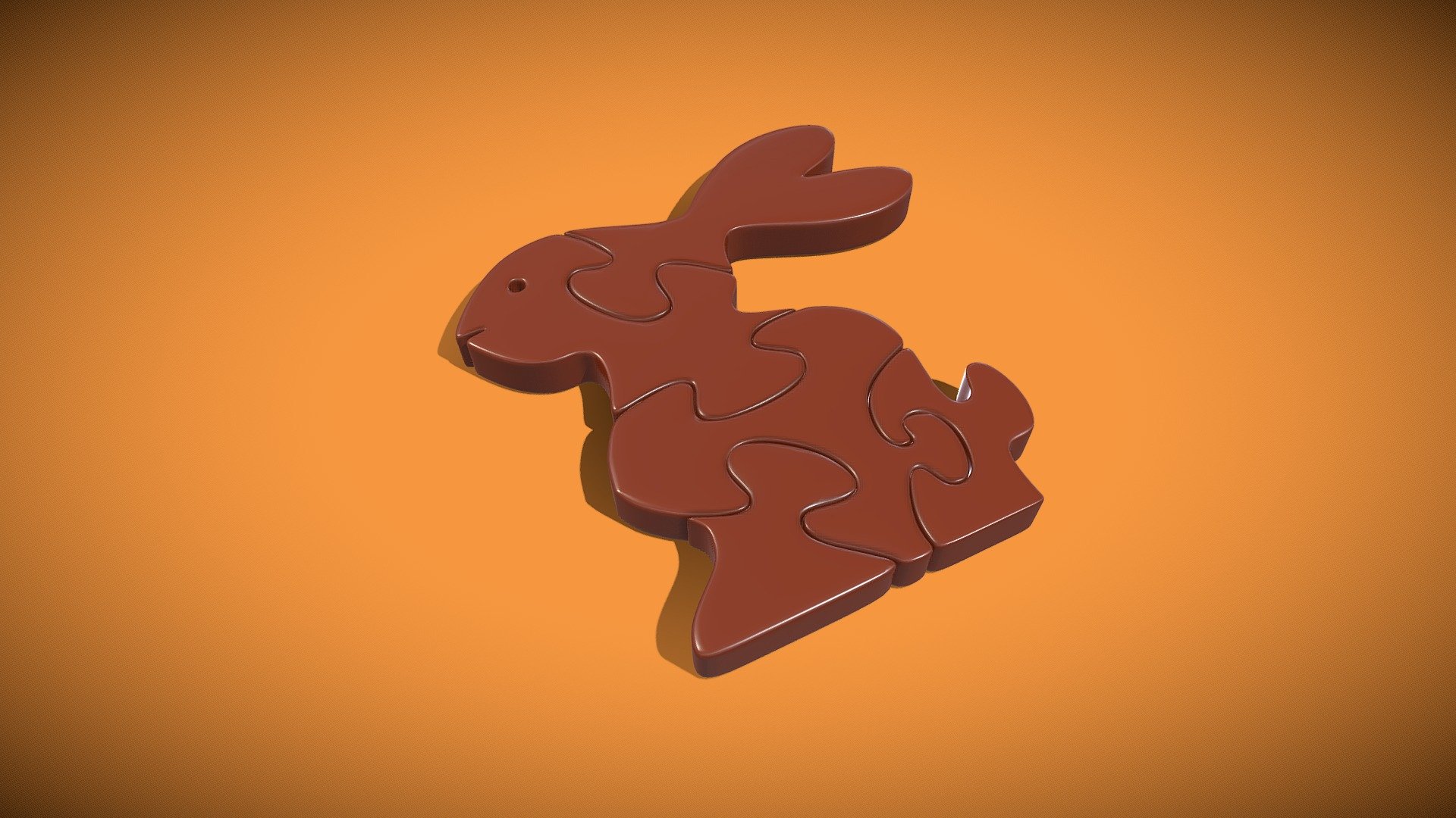Puzzle Rabbit - Buy Royalty Free 3D model by Sandeep Choudhary ...
