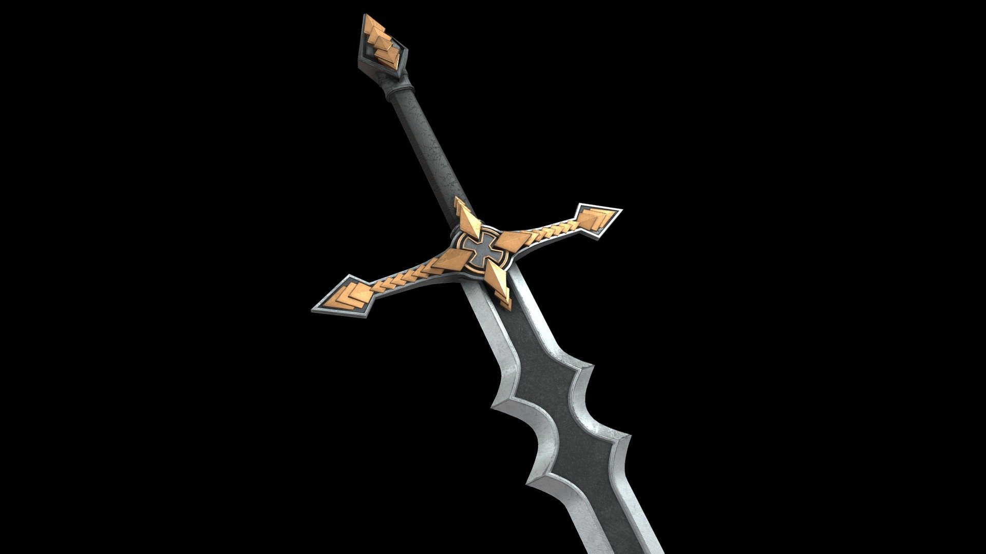 Greatsword - Low poly - PBR - 3D model by donorclay [4f0757a] - Sketchfab