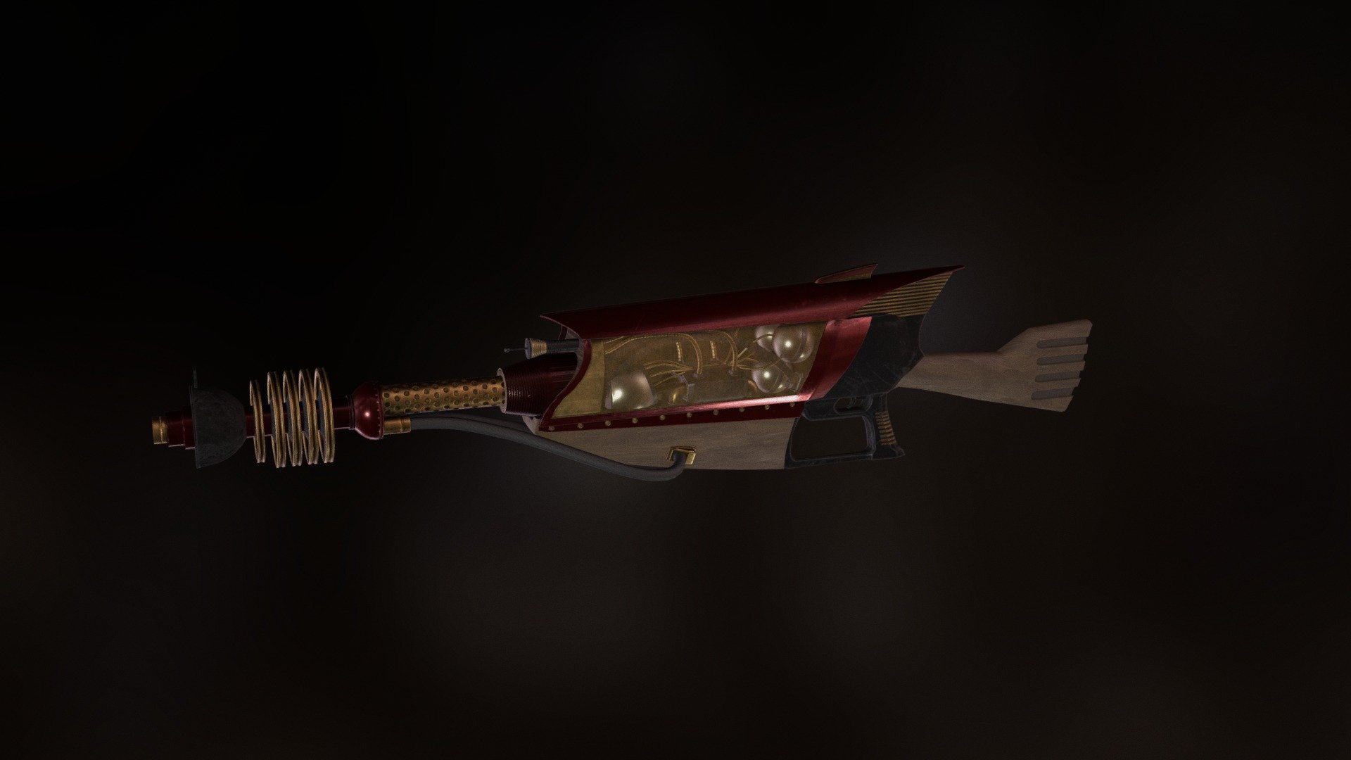 Retro Rifle - 3D model by MikeLuxton [4f0a222] - Sketchfab