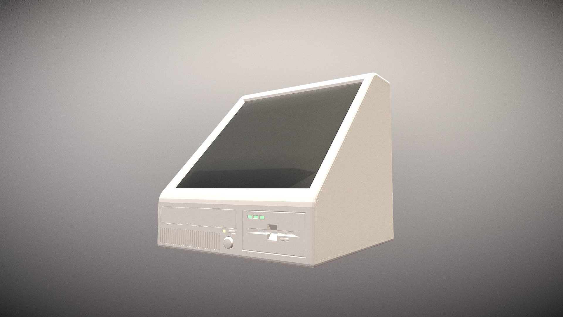Old PC Monitor - Download Free 3D model by @blue.blender.print ...