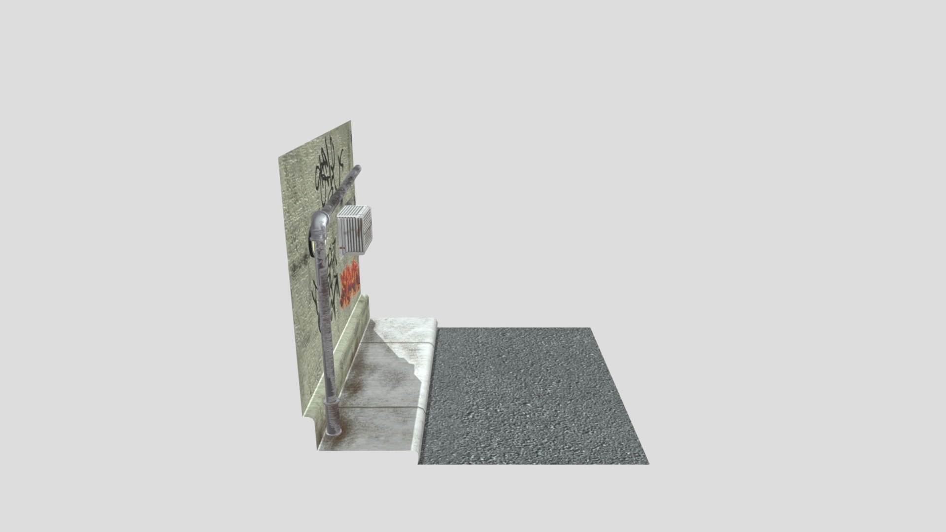 Alley - Download Free 3D model by Jacob Godwin (@JacobGodwin) [4f0e70f ...