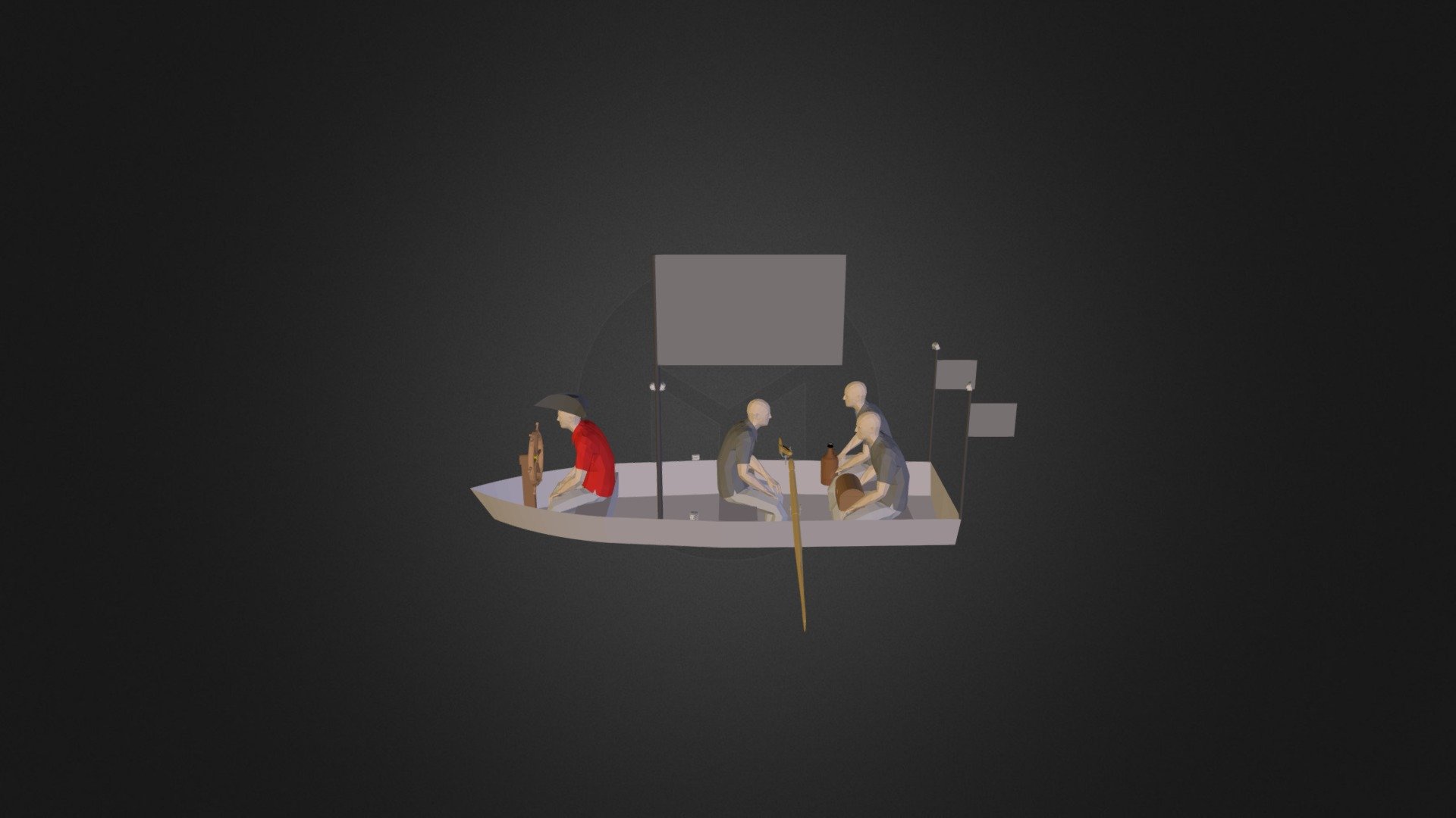 Central Park Boat 141013b - 3D model by ilya [4f0eaba] - Sketchfab