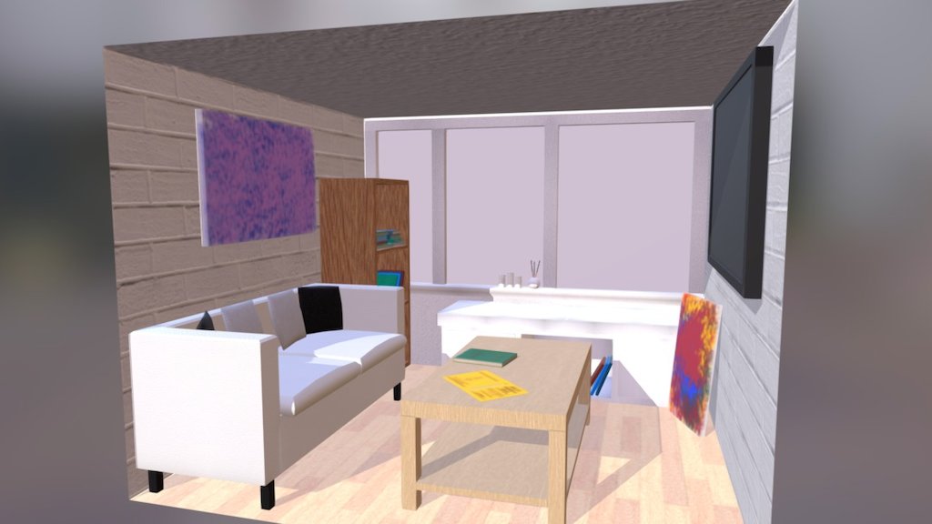 Assignment 5: Build a small scene - 3D model by Sam (@FWDefault ...
