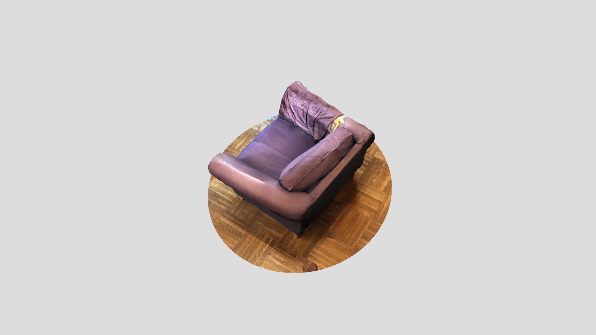 beat up purple couch - Download Free 3D model by RYOkEkEN [4f118f6 ...