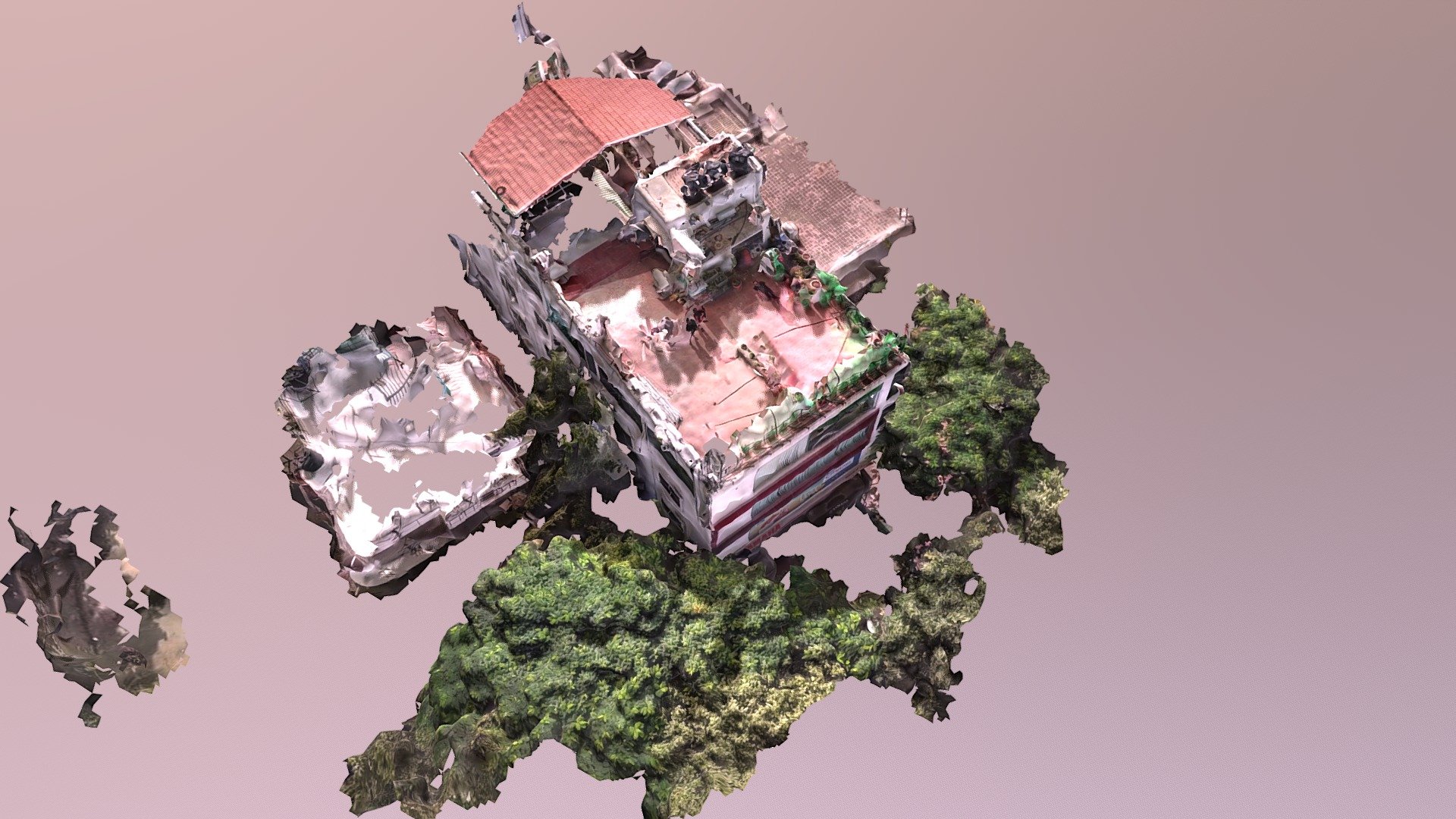 Building 3D scan from Drone footage - 3D model by Perspectiv (@nagaraj ...
