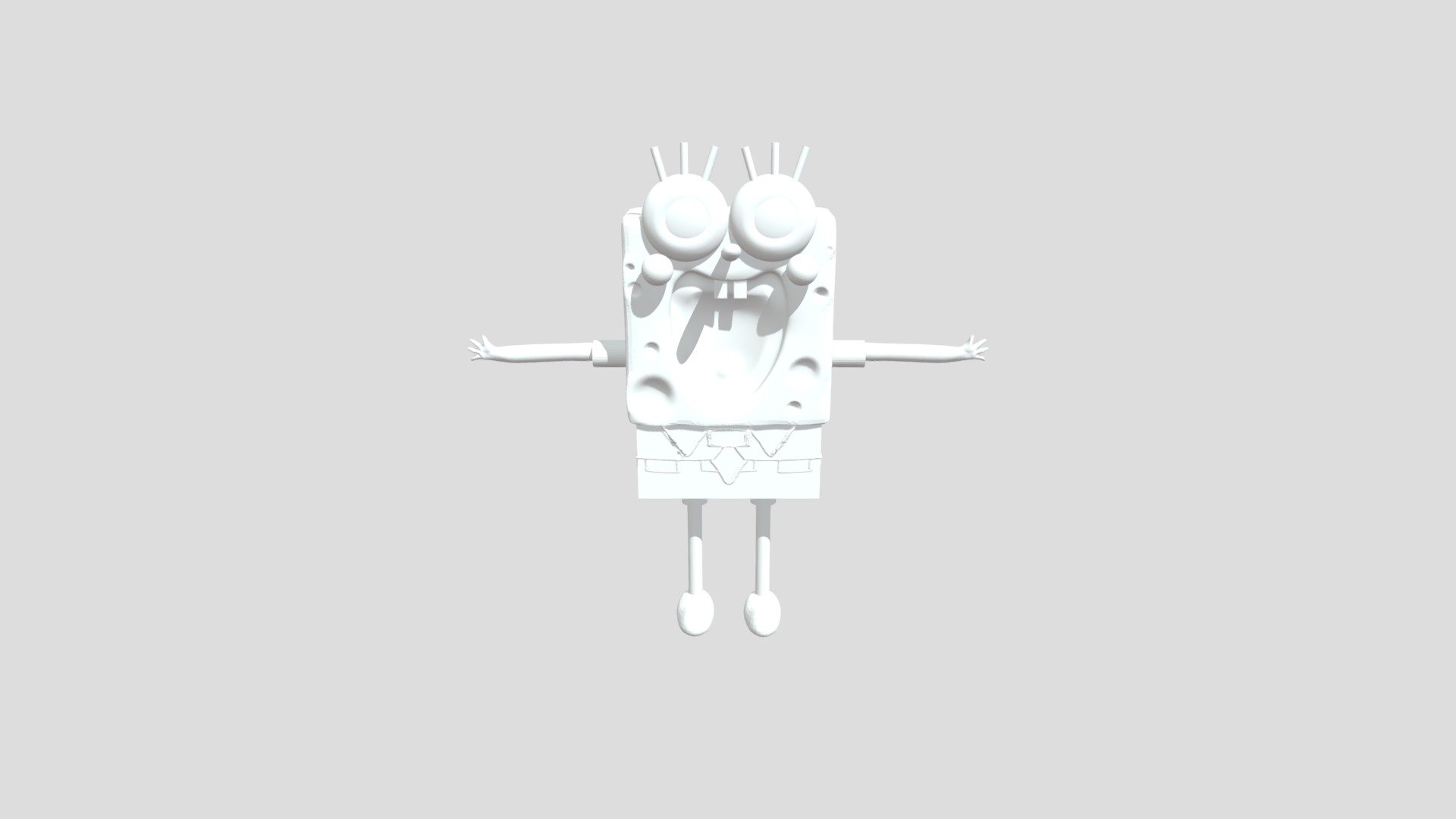Sponge Bob Square Pants - Download Free 3D model by Xiao (@Time-master ...