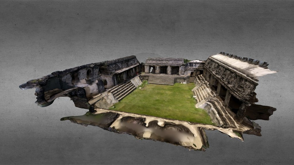 El Palacio Palenque/Palenque's Palace - Download Free 3D model by ...