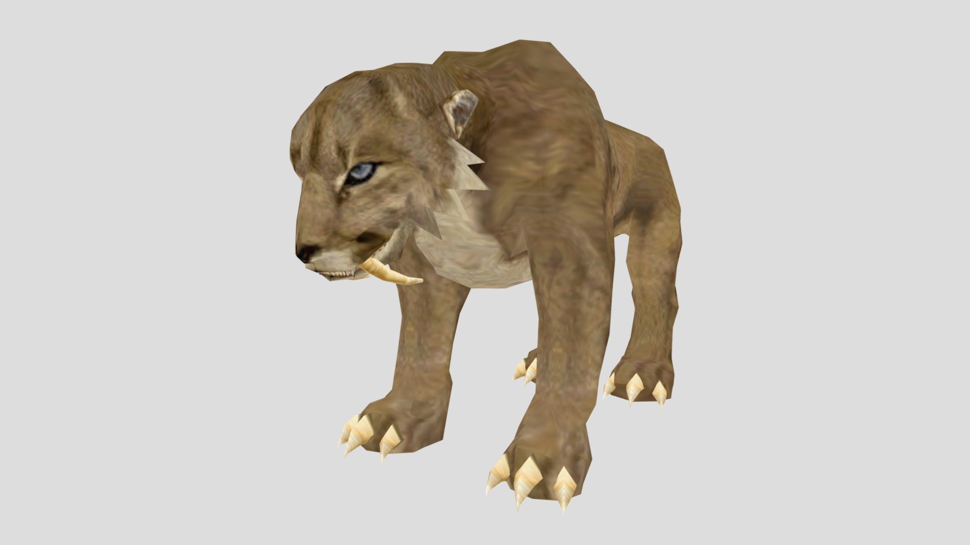 Turok: Evolution - Sabertooth Tiger - Download Free 3D model by ...