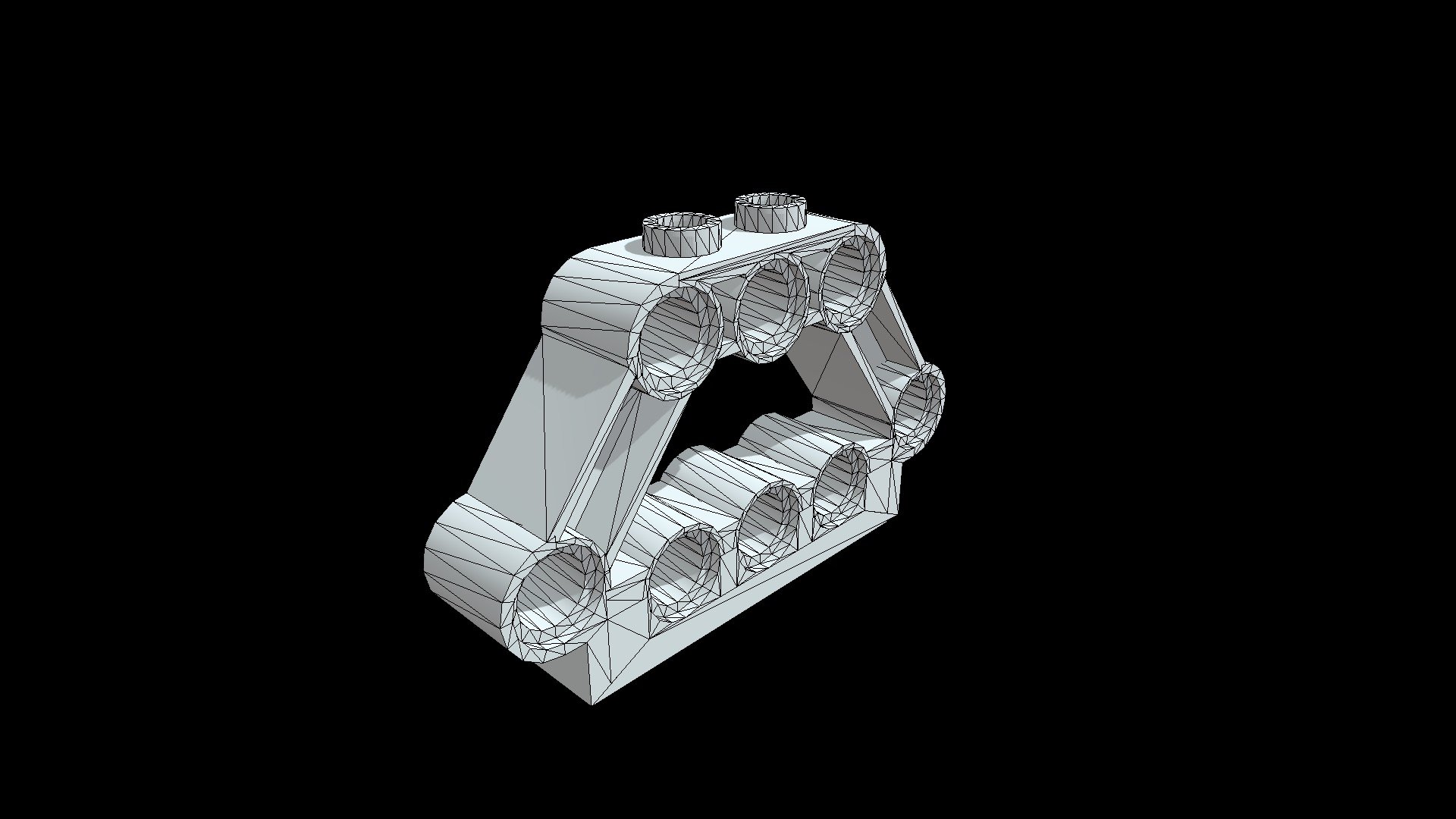 Pin Connector Block 1 x 5 x 3 - Download Free 3D model by ...