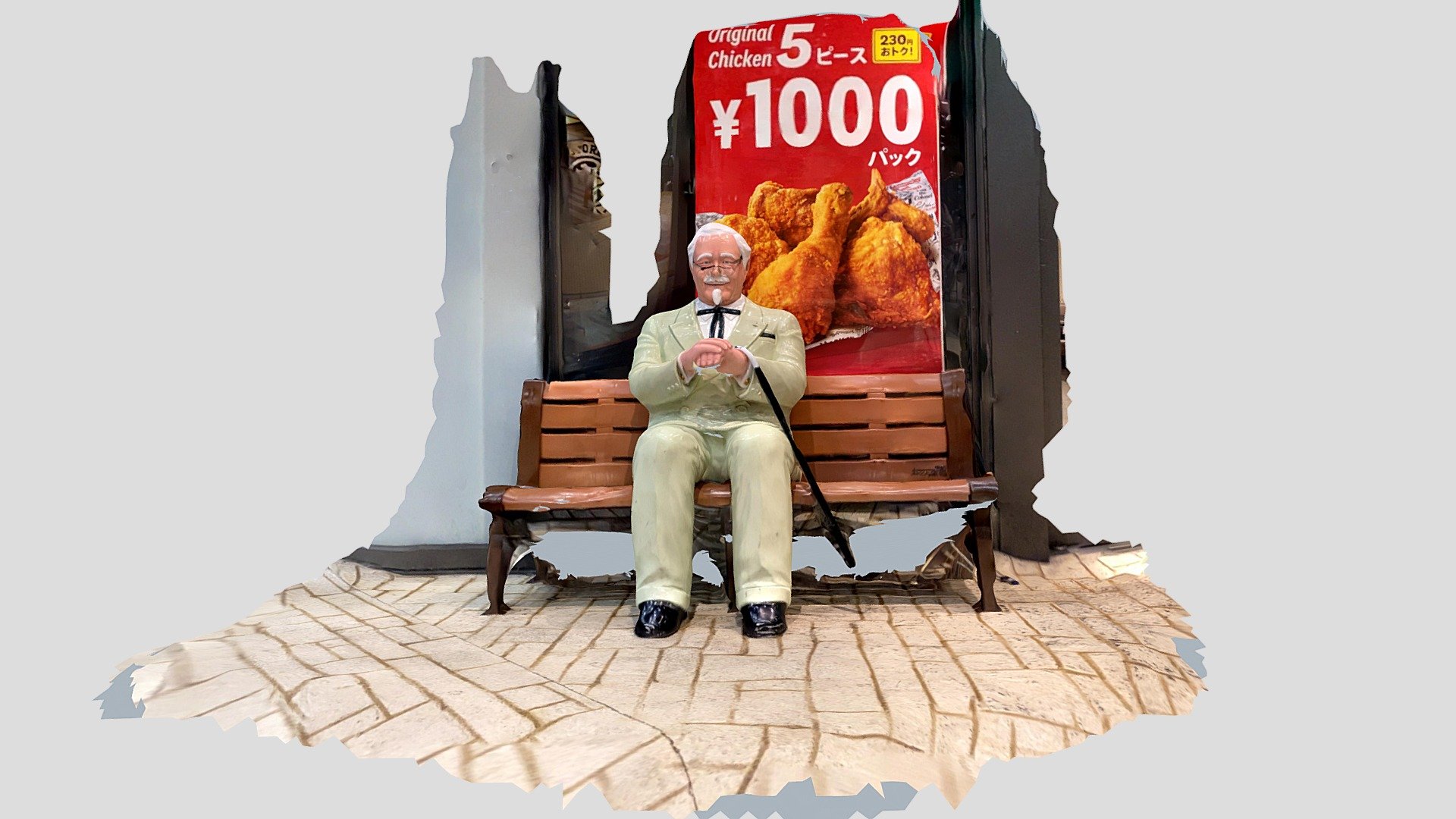 Colonel Sanders(KFC) - Download Free 3D model by Ken.Komuro [4f17c4d ...