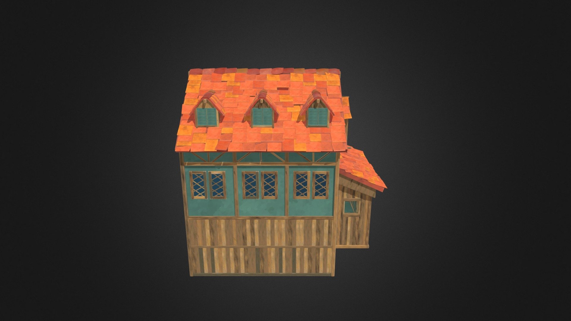 Pirate Hideout Building Model - 3D model by ting0405 [4f1af98] - Sketchfab