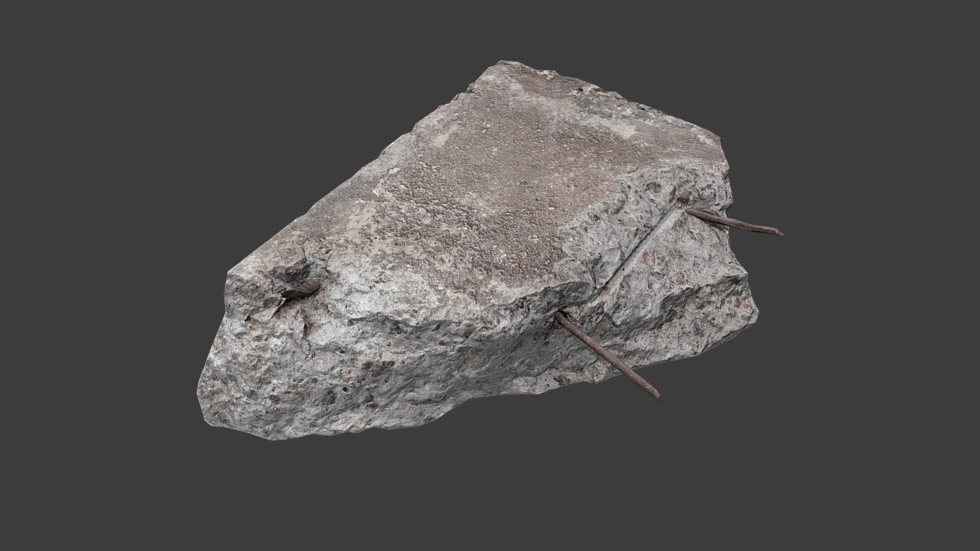 Concrete Debris - 3D model by kanistra [4f1bbfd] - Sketchfab
