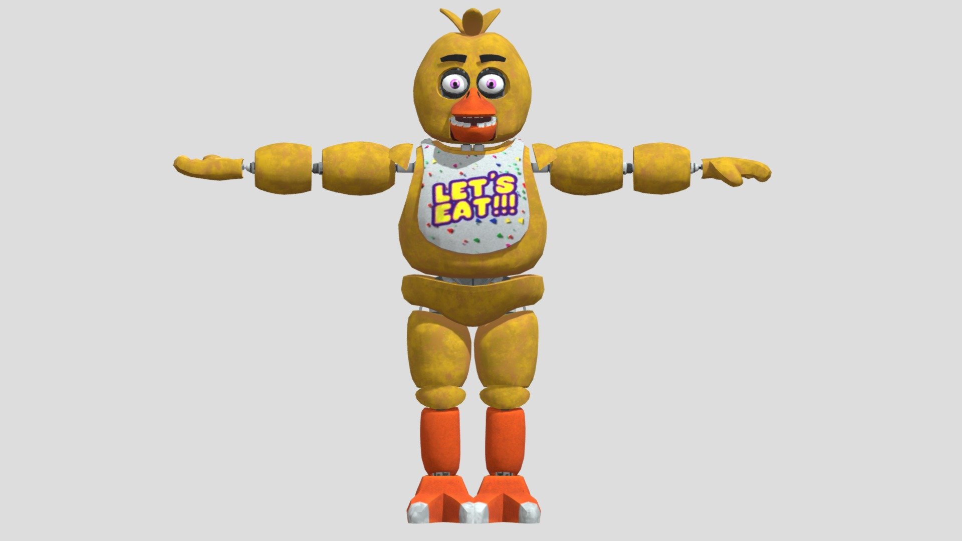 Chica - Download Free 3D model by gotbeans (@owen.cameron) [4f1d159 ...