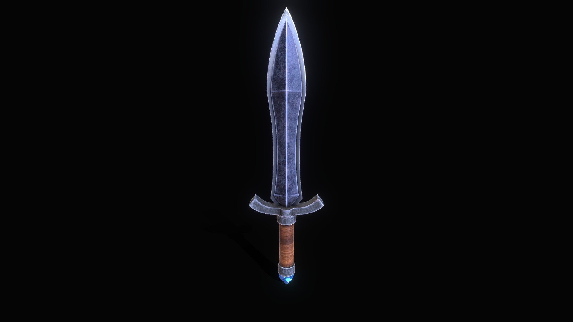 Basic Sword with lapislázuli gem - 3D model by joseapalaciosf [4f1da9a ...