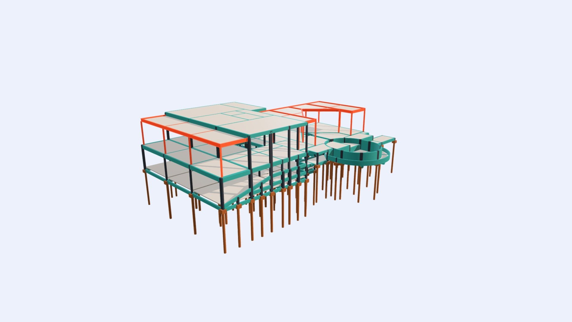 FBE__AMPLIAÇÃO - 3D model by ENGECALC Engenheiros e Consultores ...