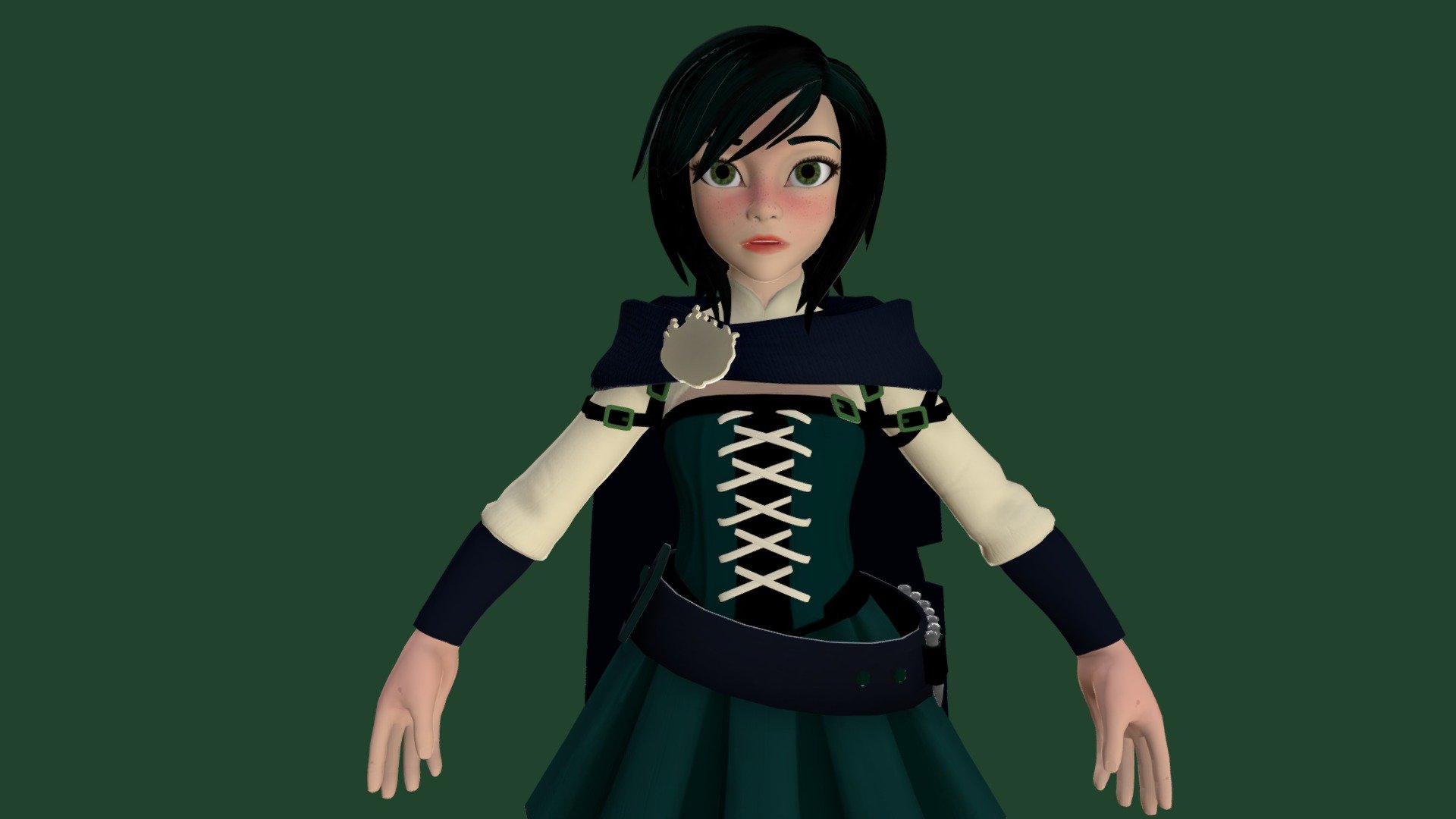 Ruby Rose - 3D model by Victoria Monzi (@vmonzi) [4f2243e] - Sketchfab