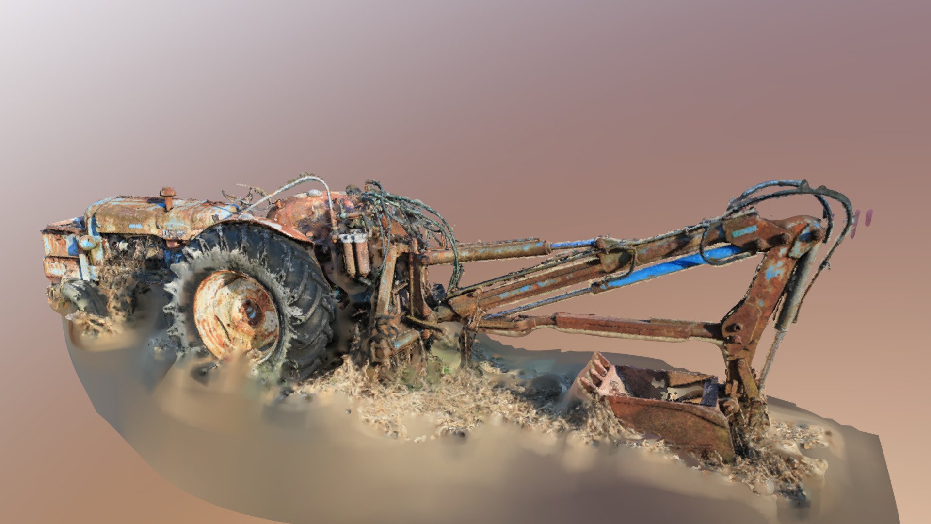 Backhoe - VisualSFM - 3D model by Erik Krug Aase (@erik.krug.aase ...