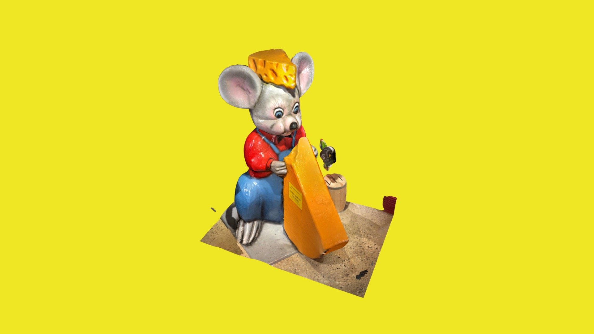 Day 47: Mars Cheese Castle Mouse - Download Free 3D model by ...