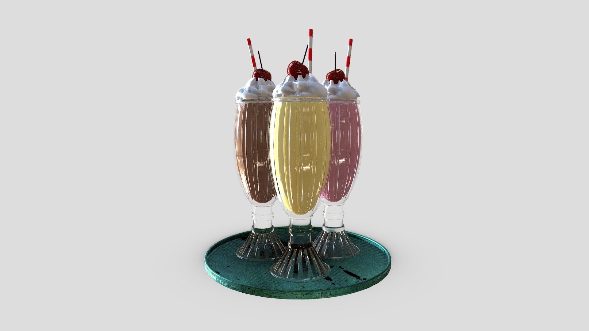 Vintage Milkshake - 3D model by Andres C. (@andres.c3D) [4f26cd6 ...