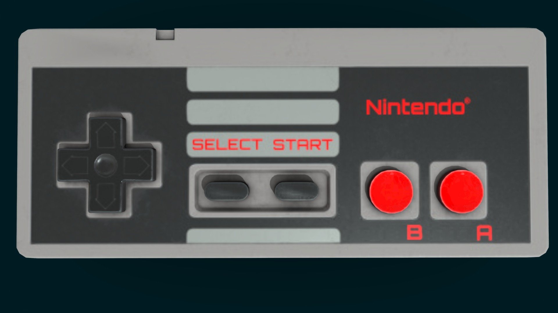 NES Controller for Games Art B/A - 3D model by be a fish (@be_a_fish ...