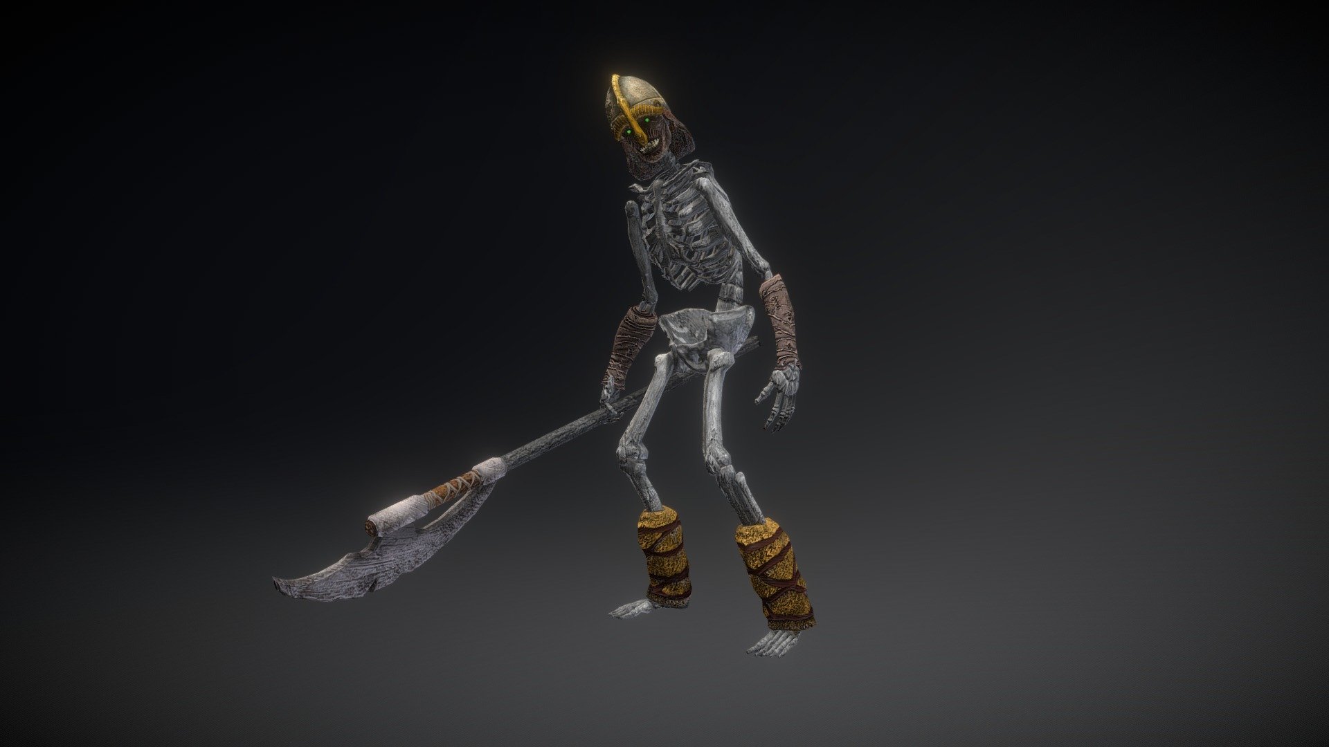 Skeleton Warrior I - 3D model by Dalma Hadju (@DalmaHadju) [4f2899a ...