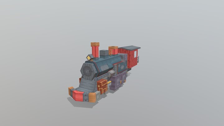 Steam-train 3D models - Sketchfab