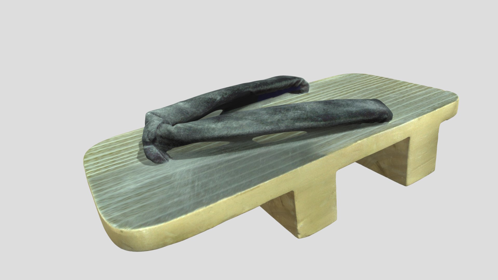 Geta sandal - 3D model by Aberdeen City Libraries ...