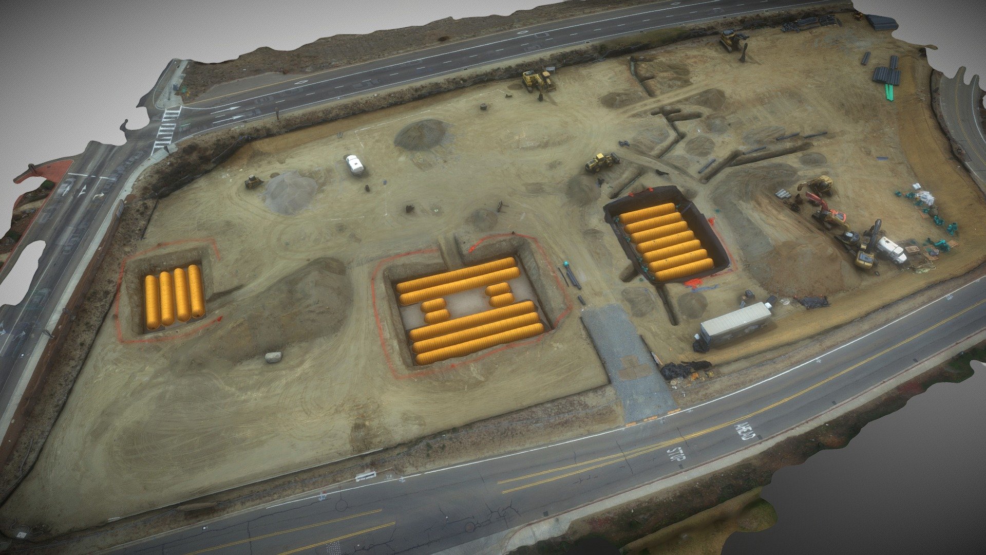 Construction Site Week 005 Simplified 3d Mesh - Download Free 3D model ...