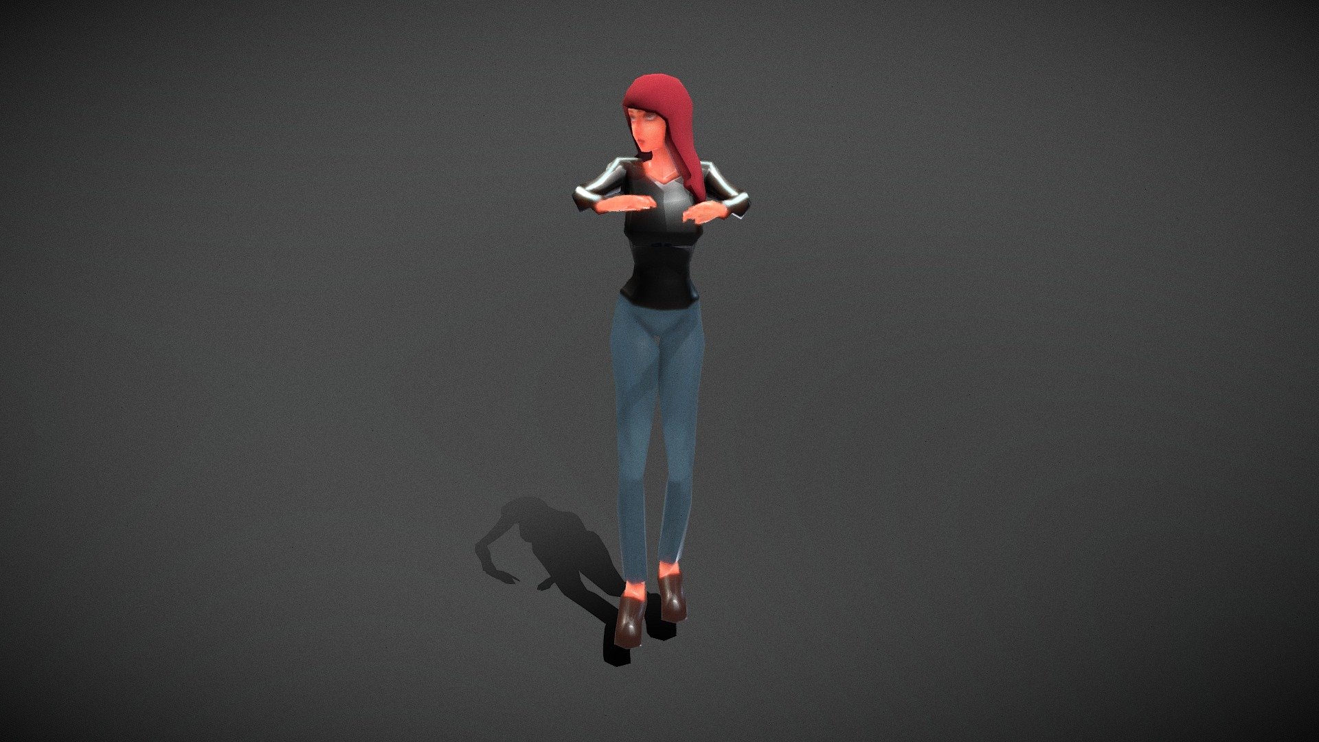 Dancing girl LP - 3D model by CloudHubOmniTeam (@cloudhub) [4f2d775 ...