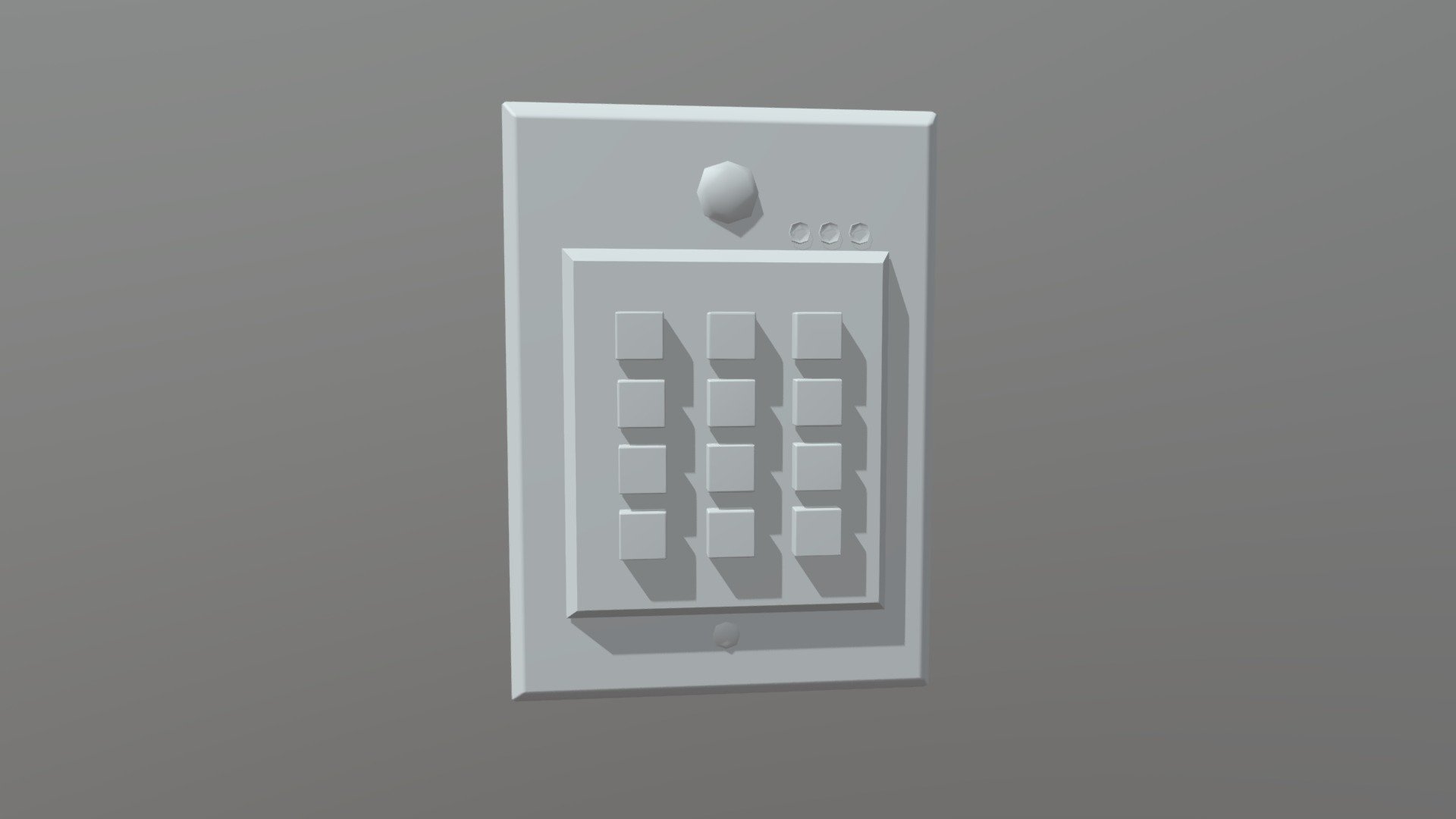 Keypad - Download Free 3D model by Lucy Greenhill (@Leafalu) [4f2e853] - Sketchfab