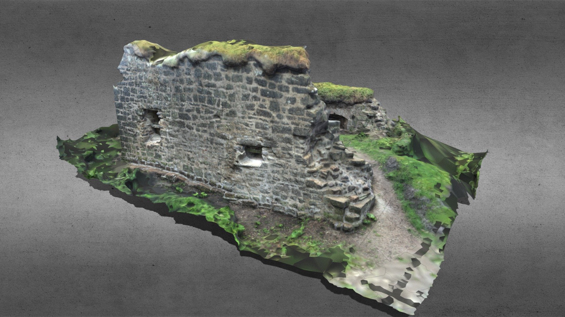 Peel Tower, Castle Semple Loch – 2nd Model - 3D model by Liam McKinstry ...
